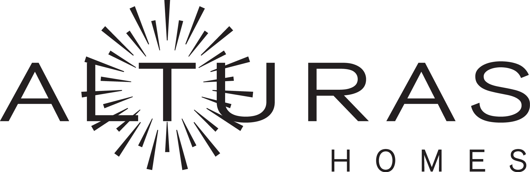 Alturas Homes Logo – Black